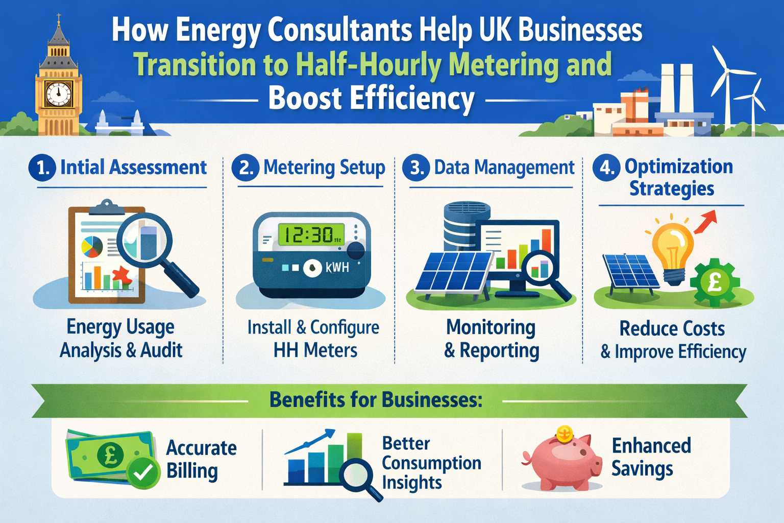Help UK Businesses Transition to Half-Hourly Metering